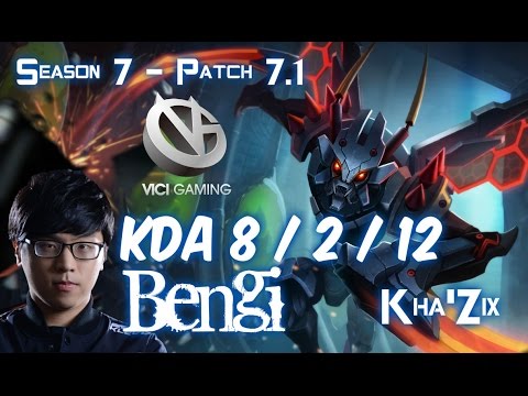 VG Bengi KHA'ZIX vs RENGAR Jungle - Patch 7.1 KR Ranked - YouTube