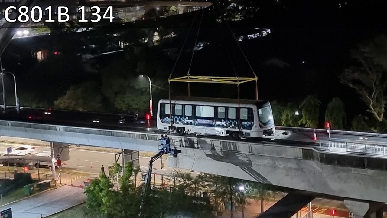 [SMRT] ALS APM 300R C801B [134] ~ Lifting Down Process - YouTube