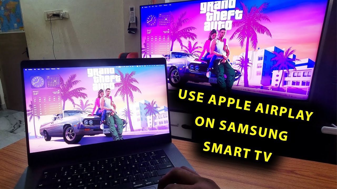 How To Use Apple AirPlay on Your Samsung Smart TV! - YouTube