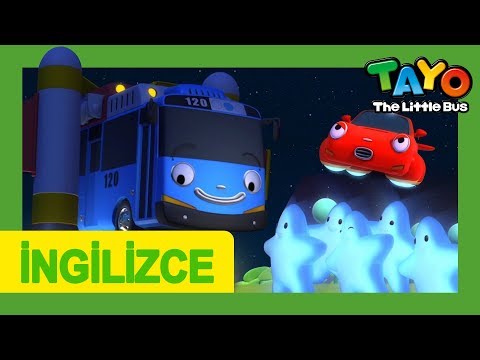 Tayo Çocuklar İçin İngilizce Öğrenin l #10 Wow Outer Space! l Dağ Hayaleti Vakası