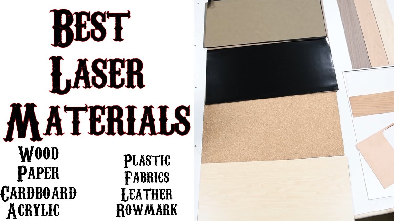 Best Materials For Co2 Laser Cutting and Engraving #laser #material # ...