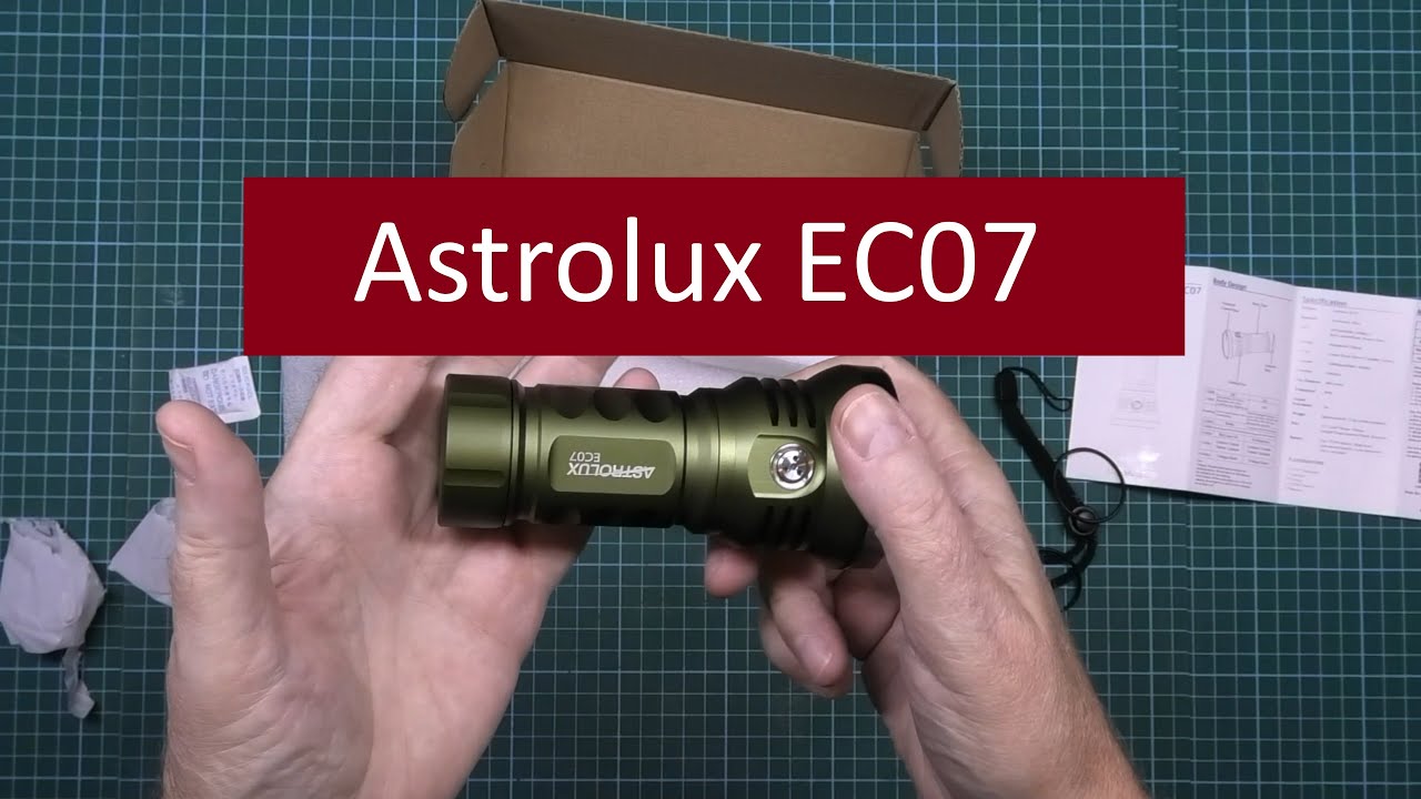 Astrolux EC07 review - YouTube
