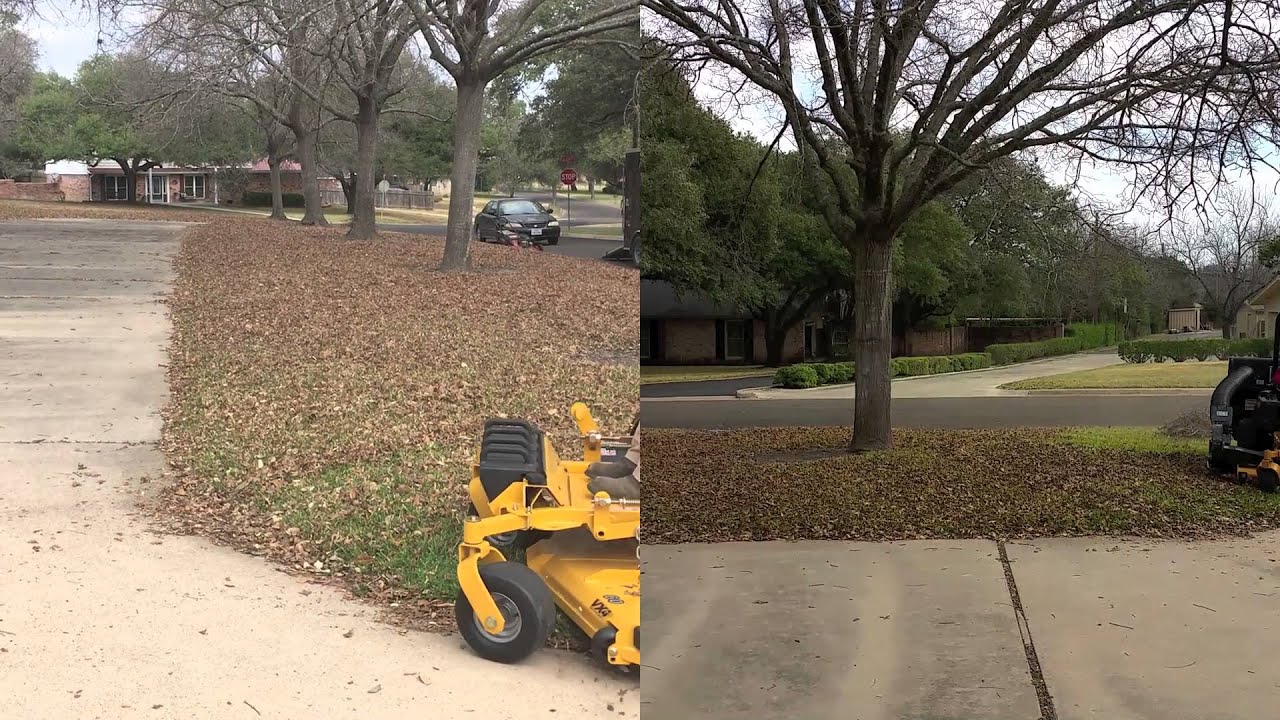 Winter Clean Up - D & M Lawn Care - YouTube