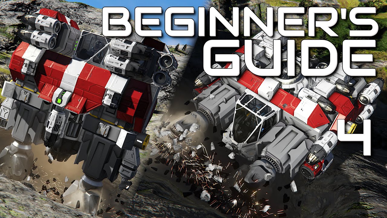 Space Engineers | Simplified Guide: Build Your First FLYING MINER ...