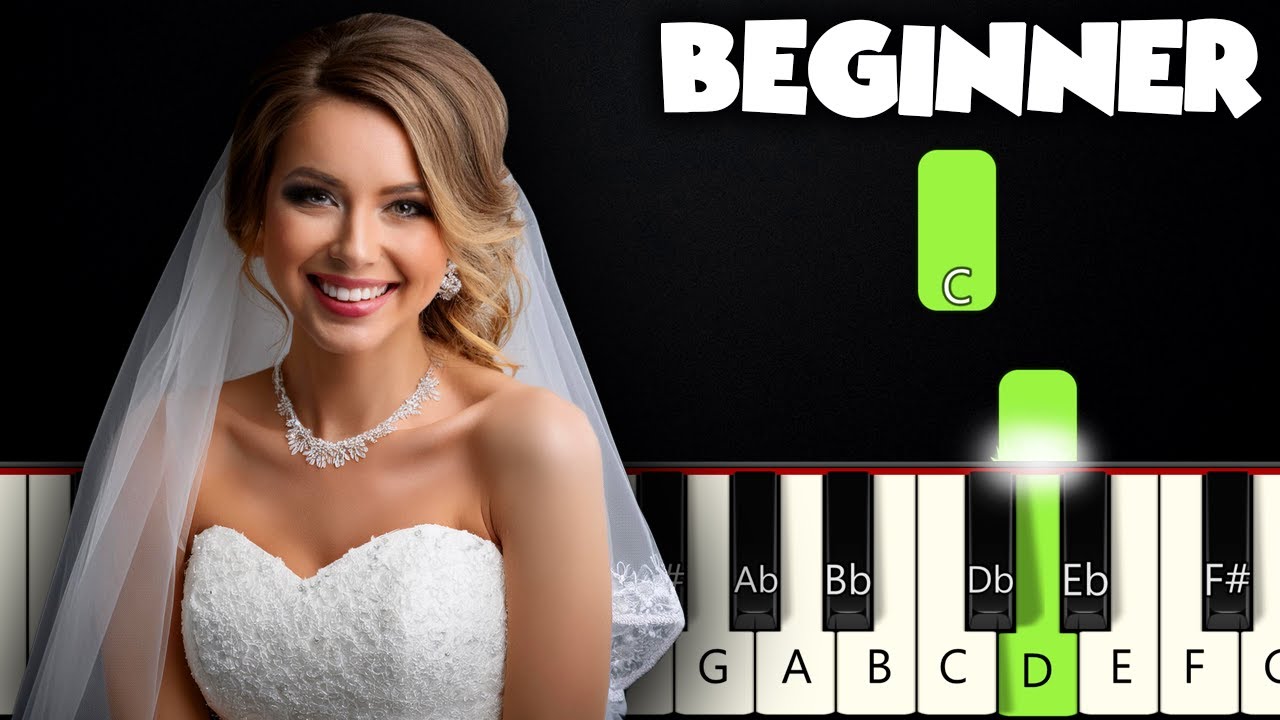 Wedding March - Felix Mendelssohn | BEGINNER PIANO TUTORIAL + SHEET ...