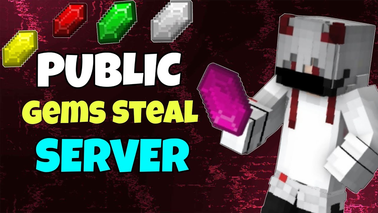 Best Gem Steal Smp | Public Gem Steal Smp FOR Mcpe + Java | HOW TO JOIN ...