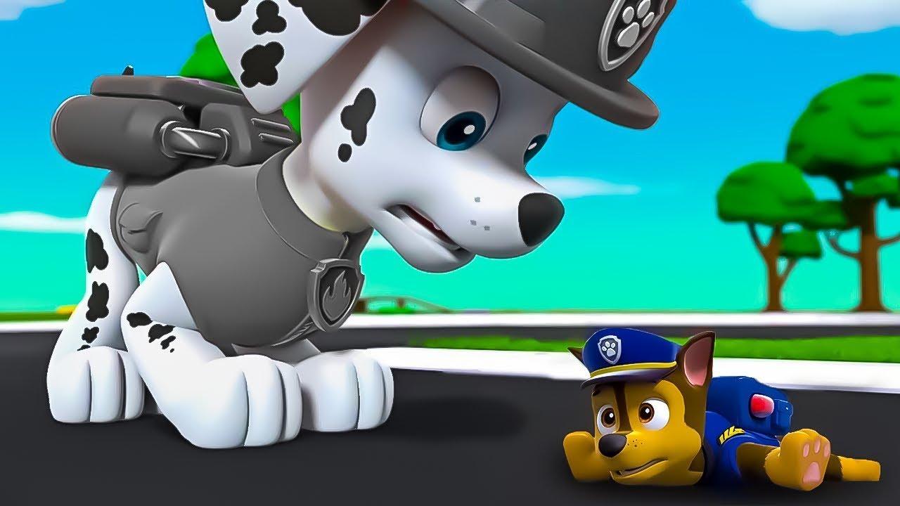 Paw Patrol Ultimate Rescue Pups Save Chase - Mighty Pups On A Roll #5 ...