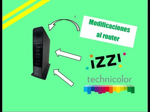 Confiuracion basica del router technicolor de izzi modelo ...