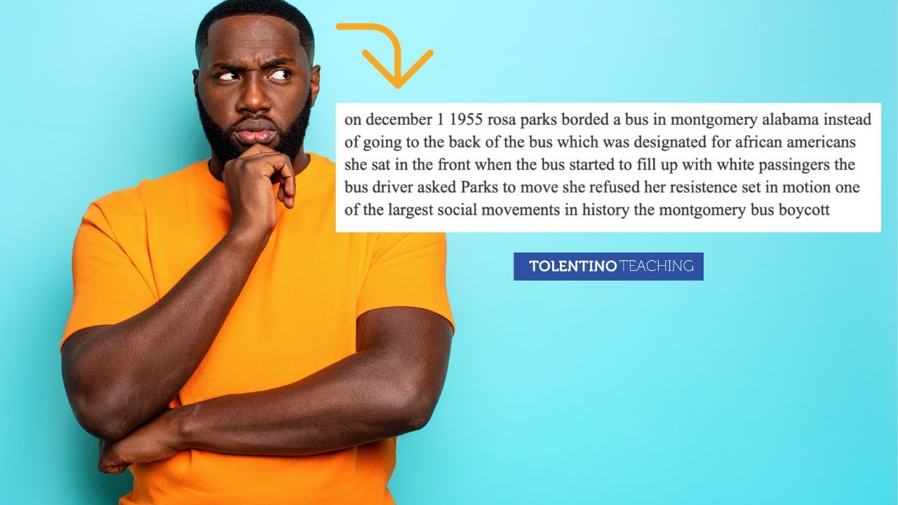 Can You Fix This Paragraph? (Spelling, Punctuation, and Capitalization ...