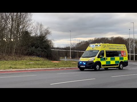 West Midlands Ambulance Service Responding - Fiat Ducato - YouTube
