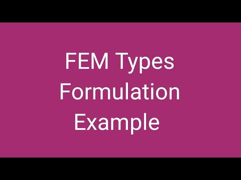 Formulation in FEM with Example | part 2 - YouTube