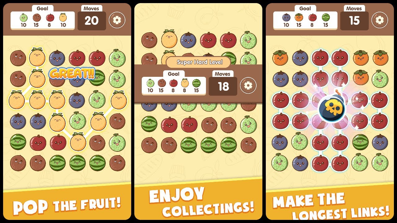 Collect Fruit: Match Them All Game Gameplay for Android Mobile - YouTube
