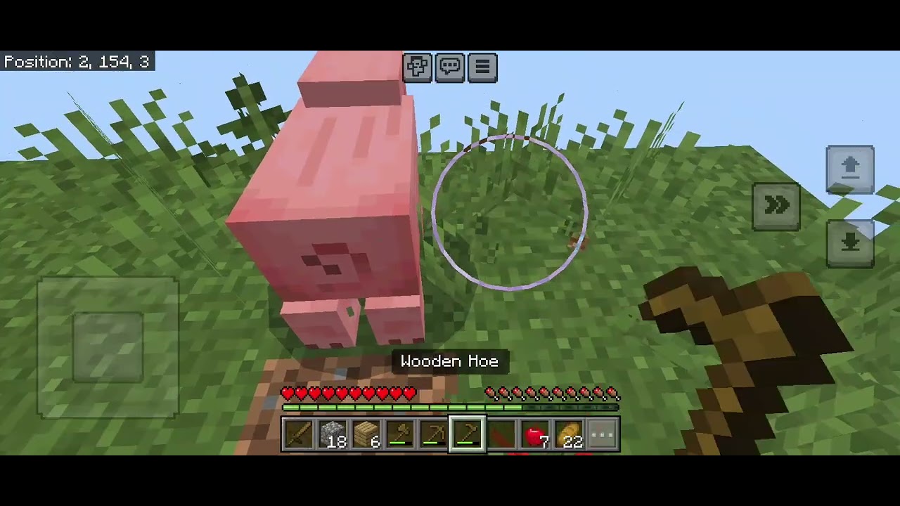 Minecraft one chunk with survaival and creative mode 🥭😍😜 #minecraft - YouTube