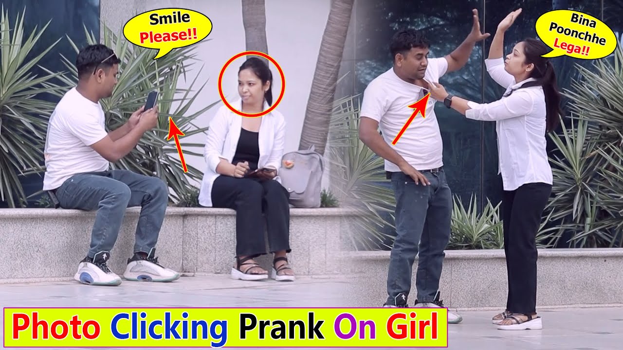 Watch What Happens When I Take Her Picture | Prank on Girl | Prank Hunt ...