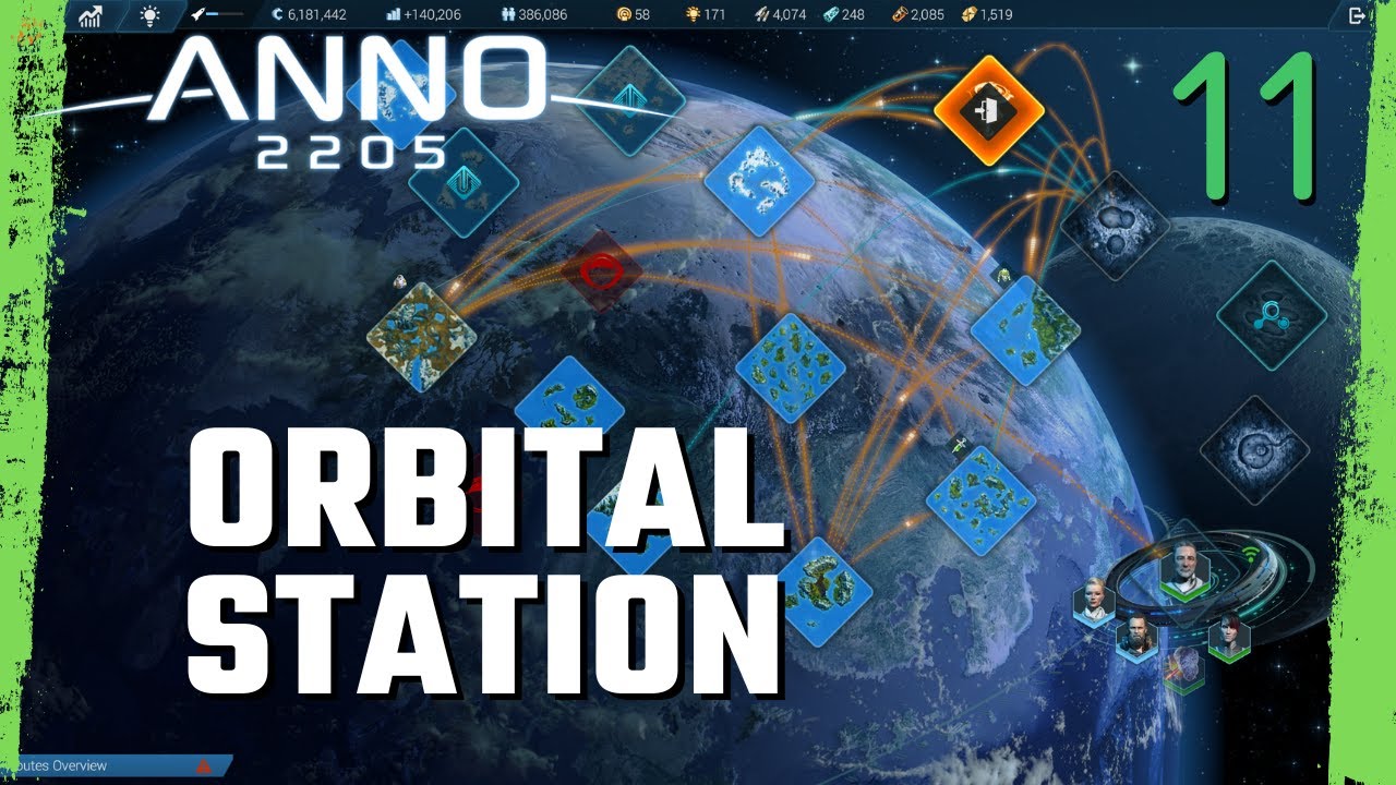 Anno 2205 - TUNDRA, Orbital station PUZZLE and STOCK market fight ...