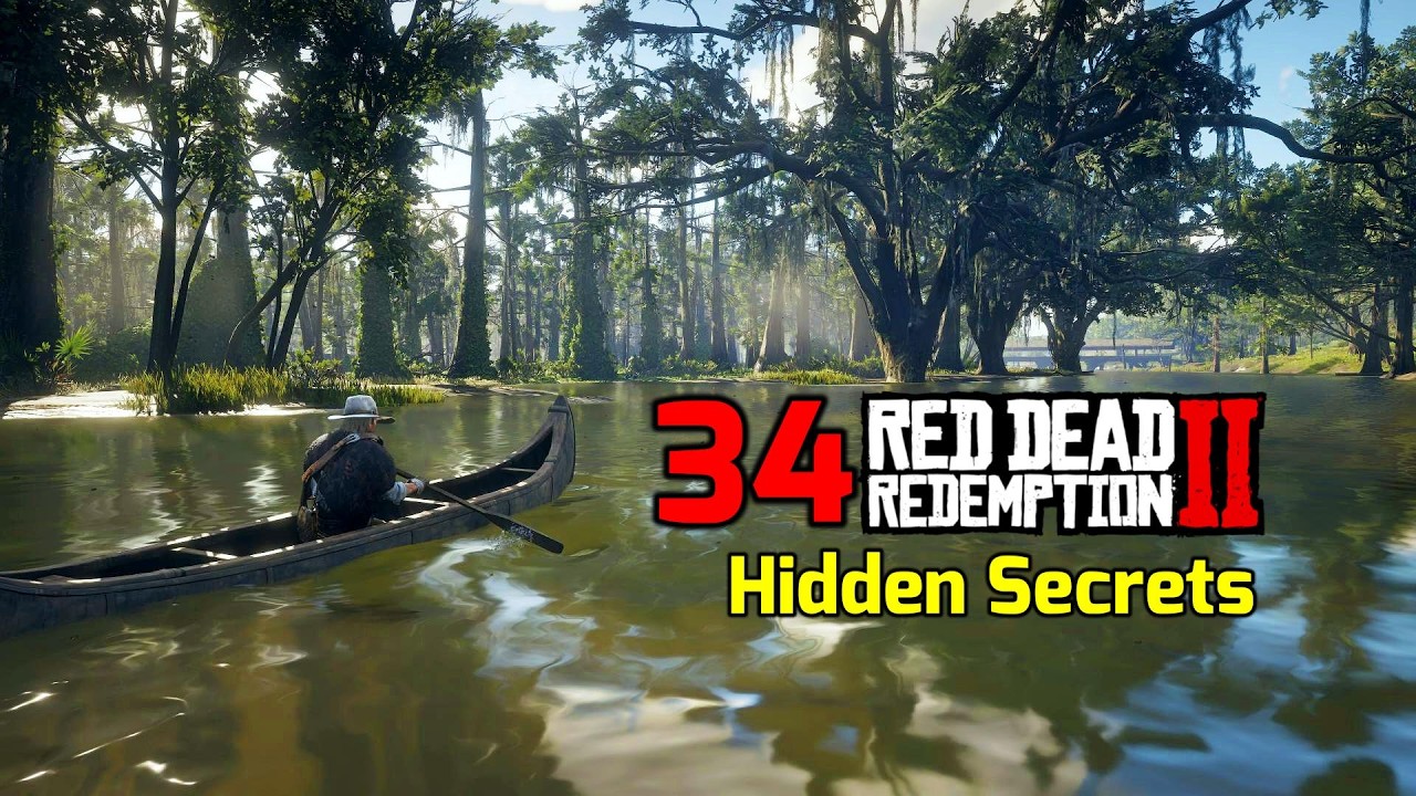 34 Hidden Secrets That Players Missed in Swamp - Red Dead Redemption 2 ...