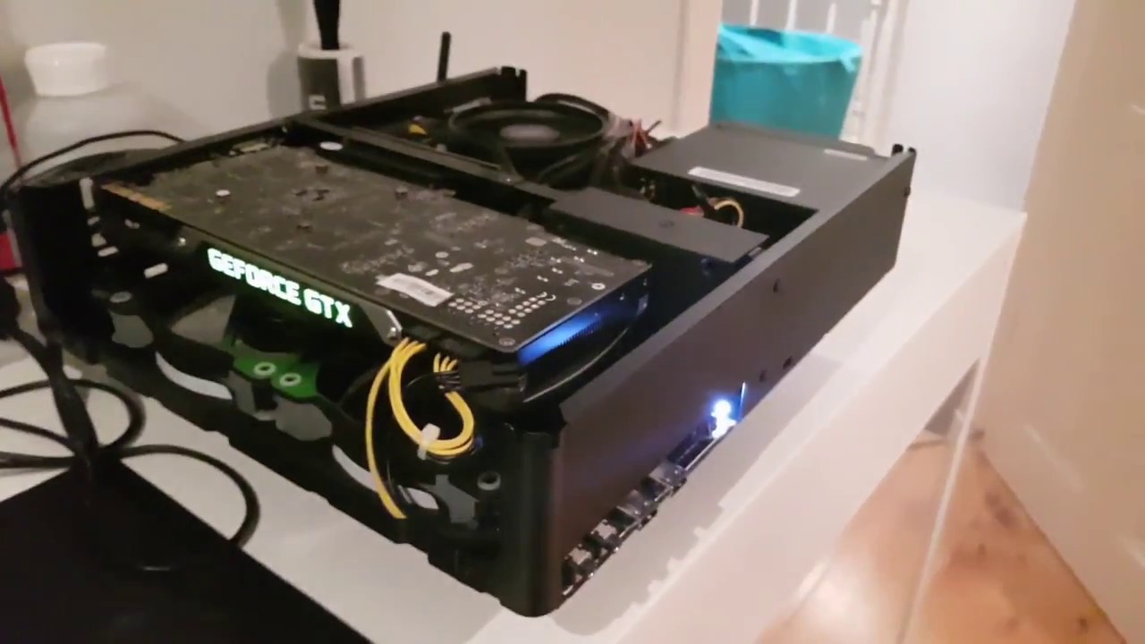 Node 202 SFF PC gtx780ti Ryzen3 1200 - YouTube