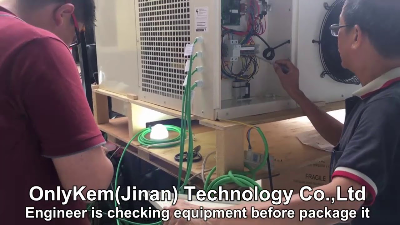 Cold room refrigeration equipment test - YouTube