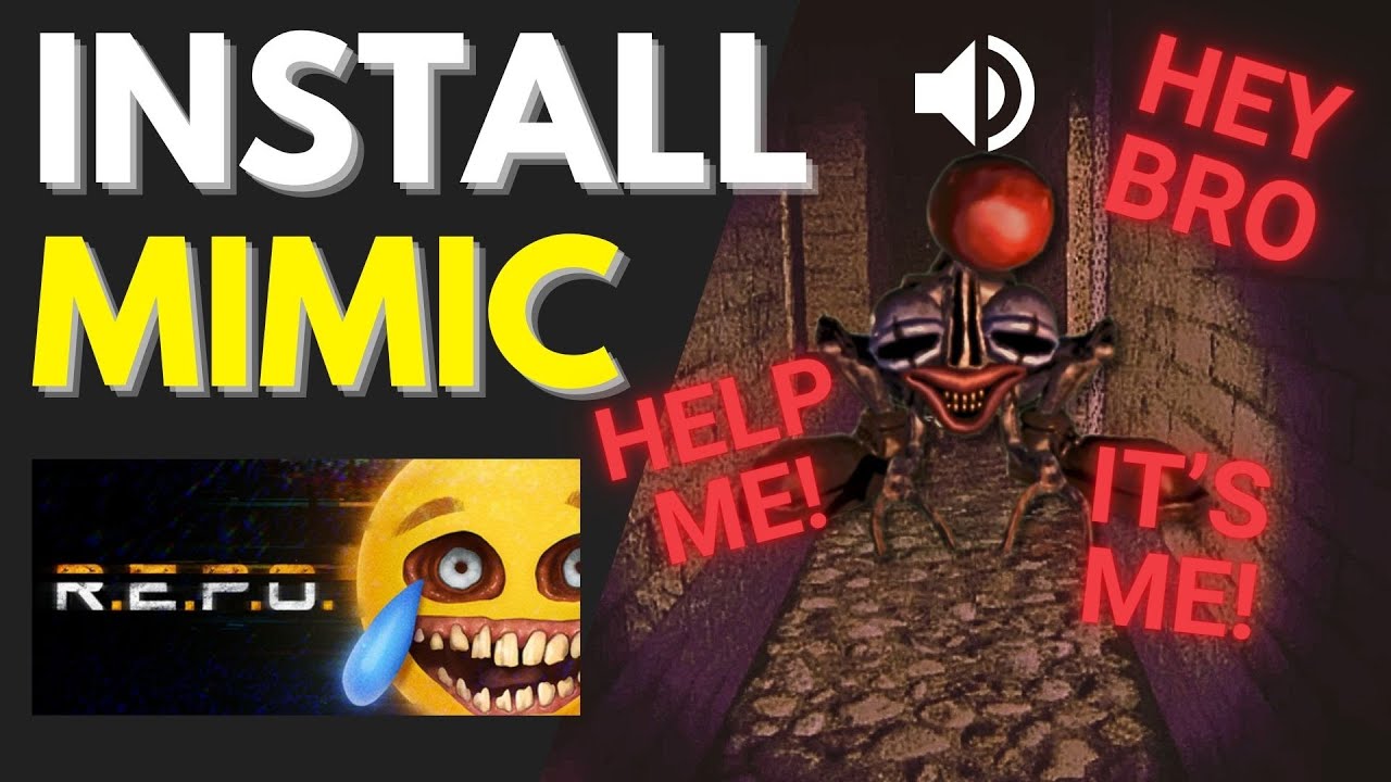R.E.P.O - How To Install Mimic Mod | (Monsters Mimic Your Friends ...