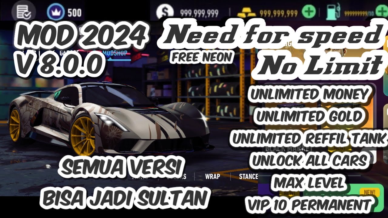 Need For Speed No Limits Mod Apk 2024 New Update v8.0.0 - Nfs No Limits ...