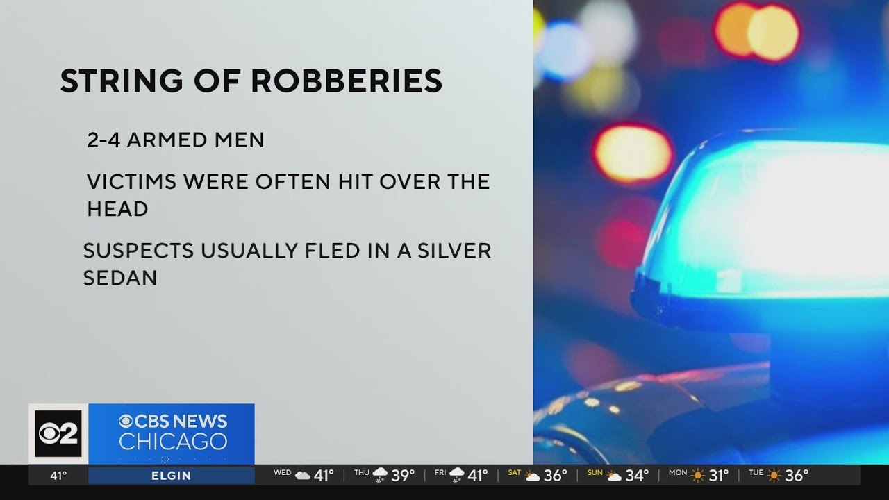 String of armed robberies reported in Chicago overnight - YouTube