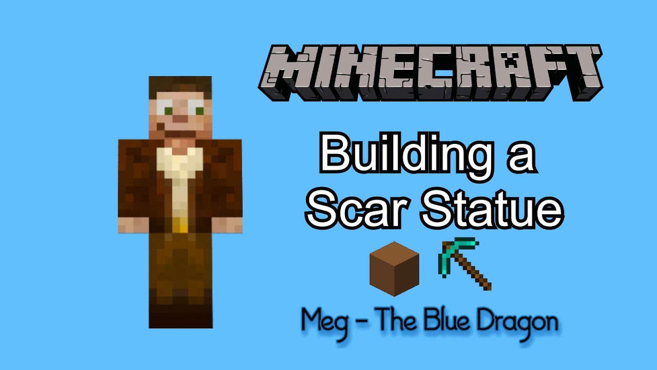 Building Good Time With Scar's Statue in Minecraft - YouTube