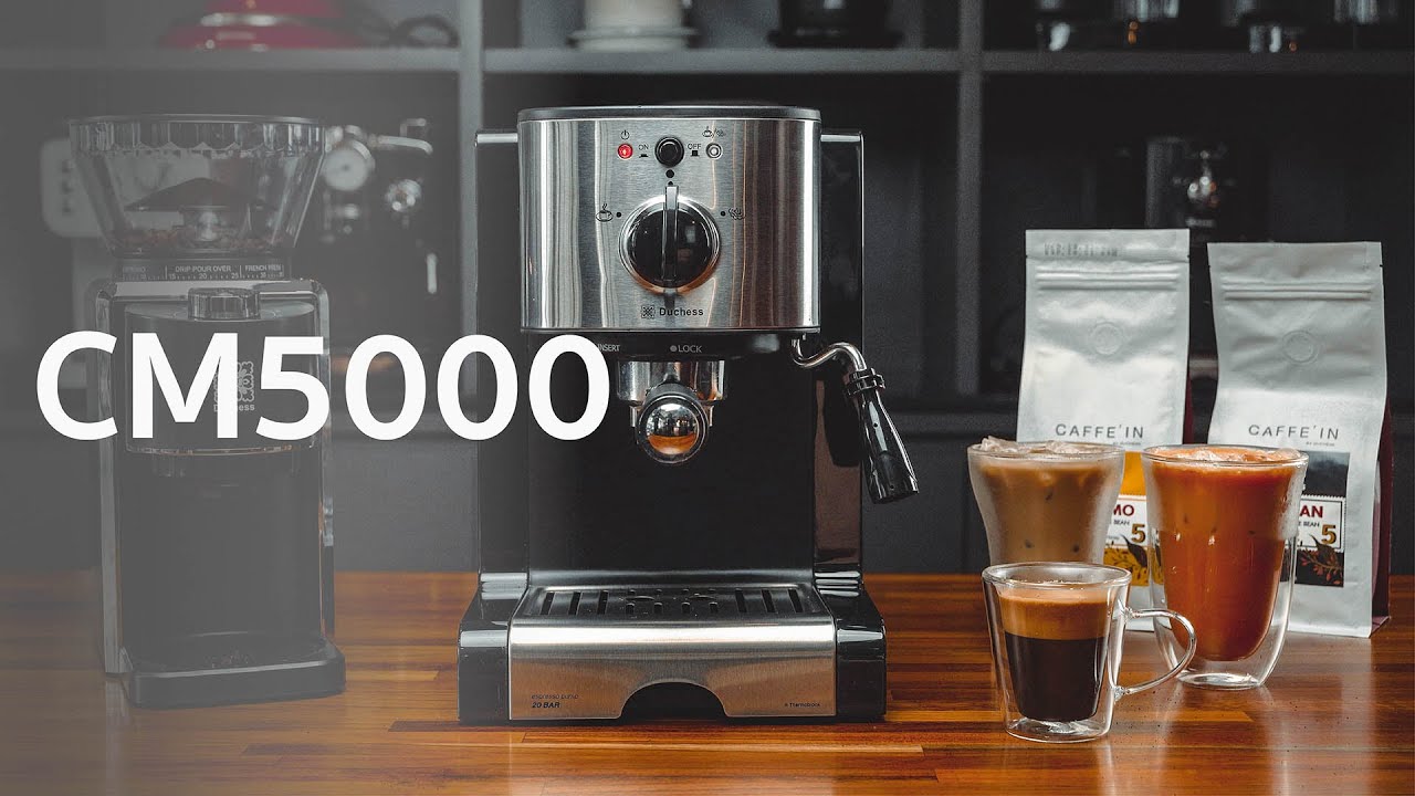 Duchess Espresso Machine CM5000 - YouTube