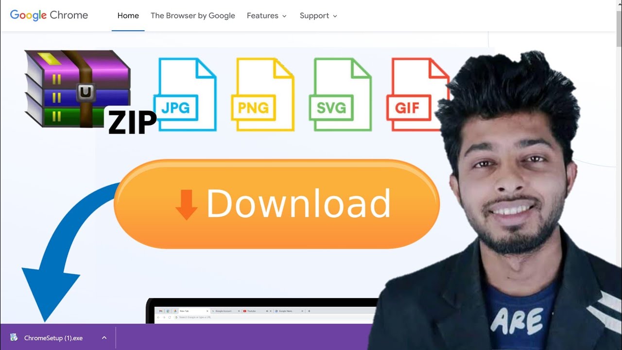 How to Add Download File in Website - YouTube