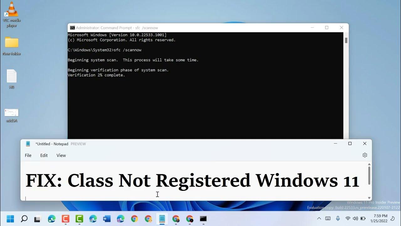 FIX Class Not Registered in Windows 11 - YouTube