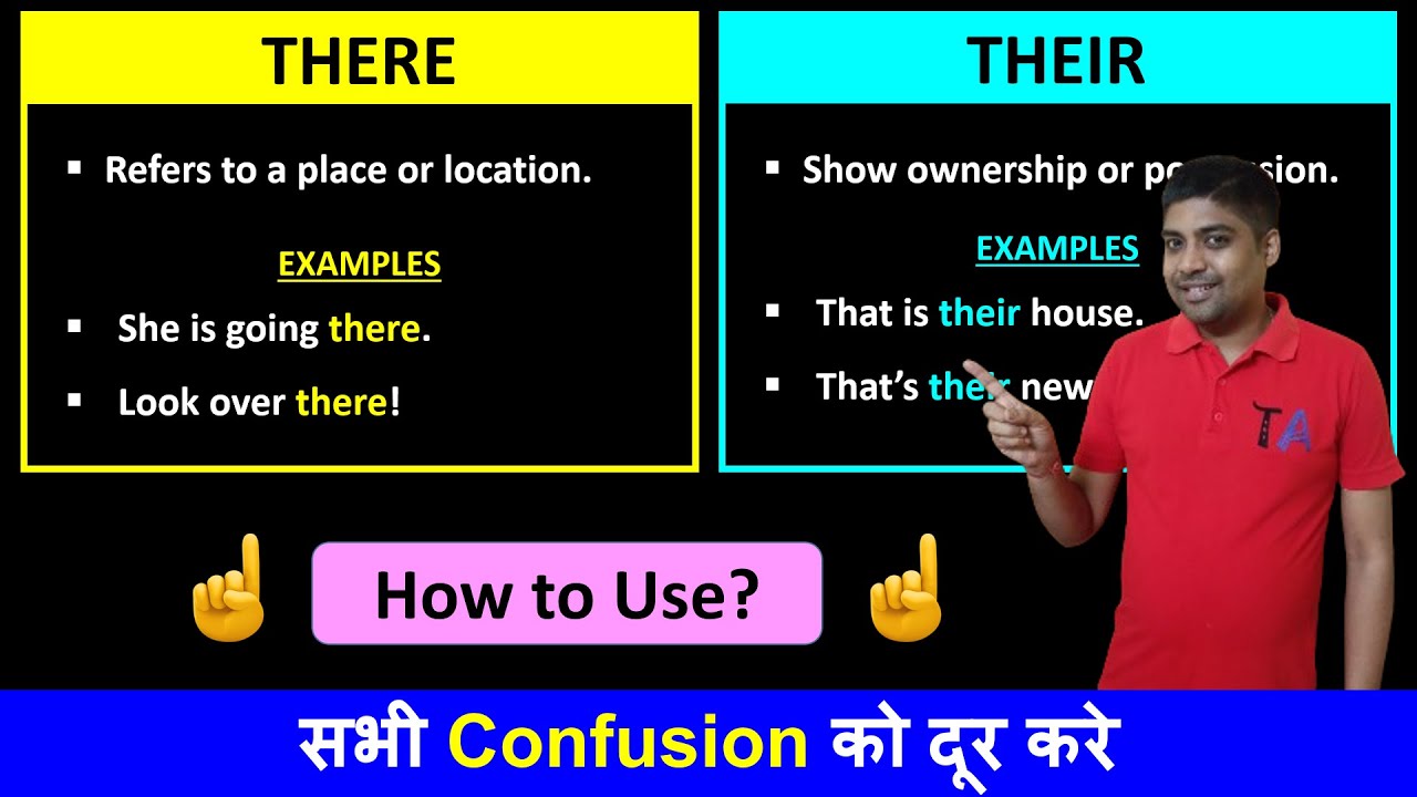 There vs Their | What is the Difference Between There and Their - YouTube