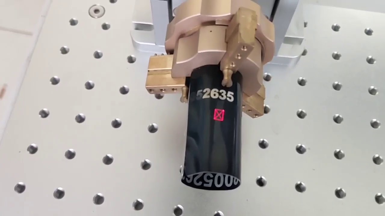 JNLINK fiber laser marking machine LXF-30W testing video 2 - YouTube