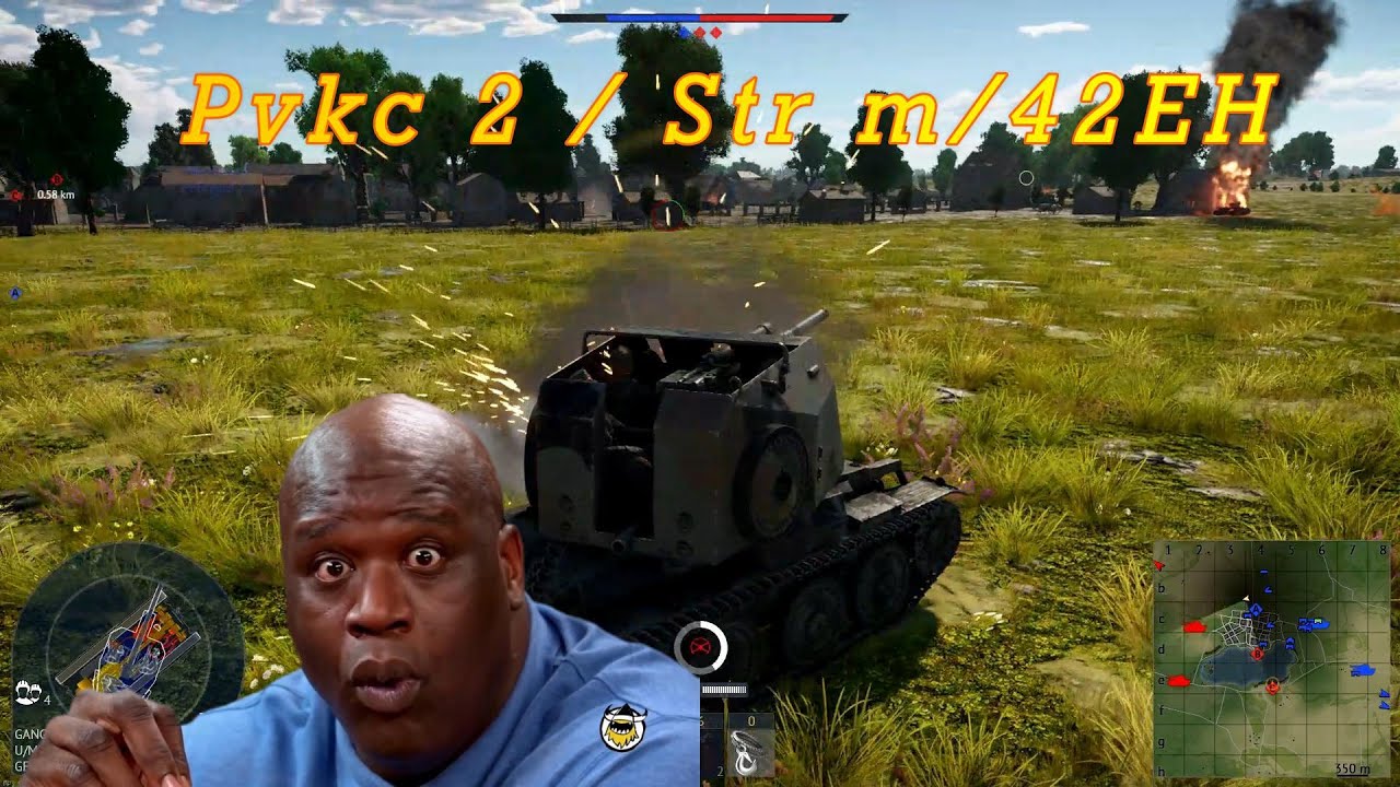 War Thunder Pvkv 2 , Str m 42EH gameplay - YouTube