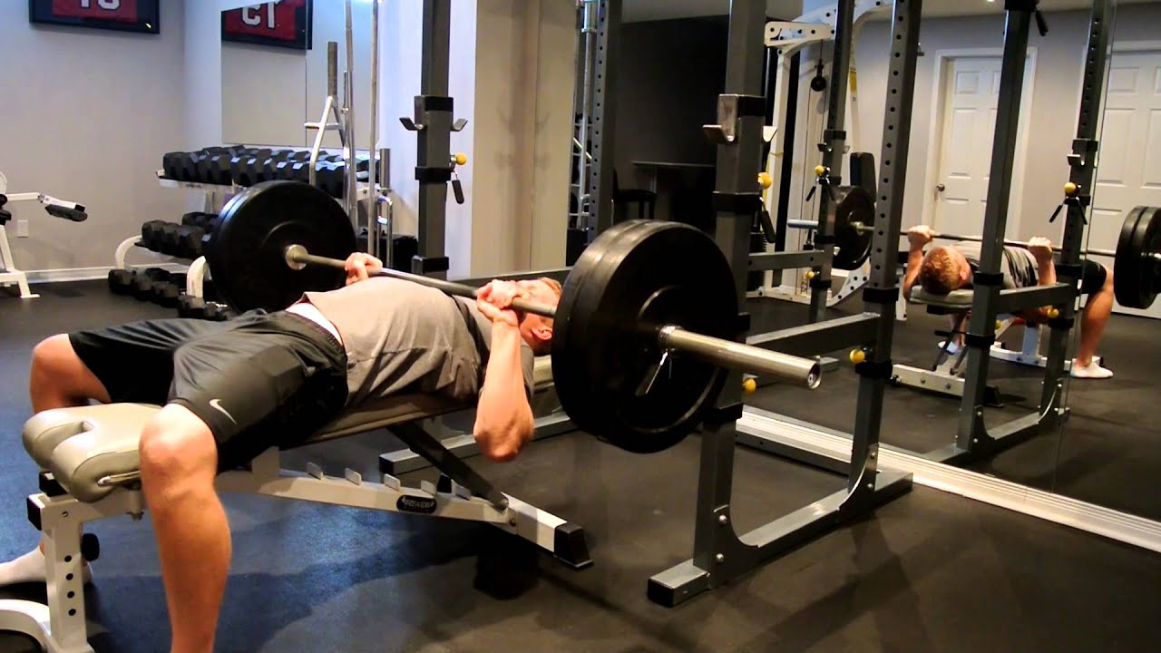 BB Bench Press - Flat Standard Grip - YouTube