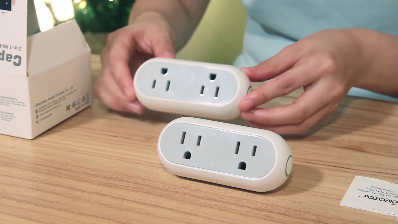 Avatar Controls Capsule Dual Outlets WiFi Smart Plug unbox - YouTube
