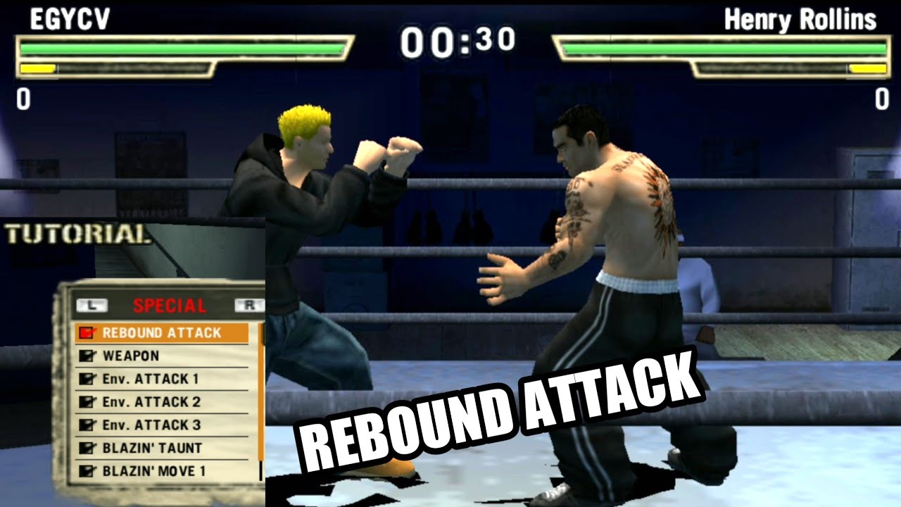 Tutorial REBOUND ATTACK Game Def jam ffny - YouTube