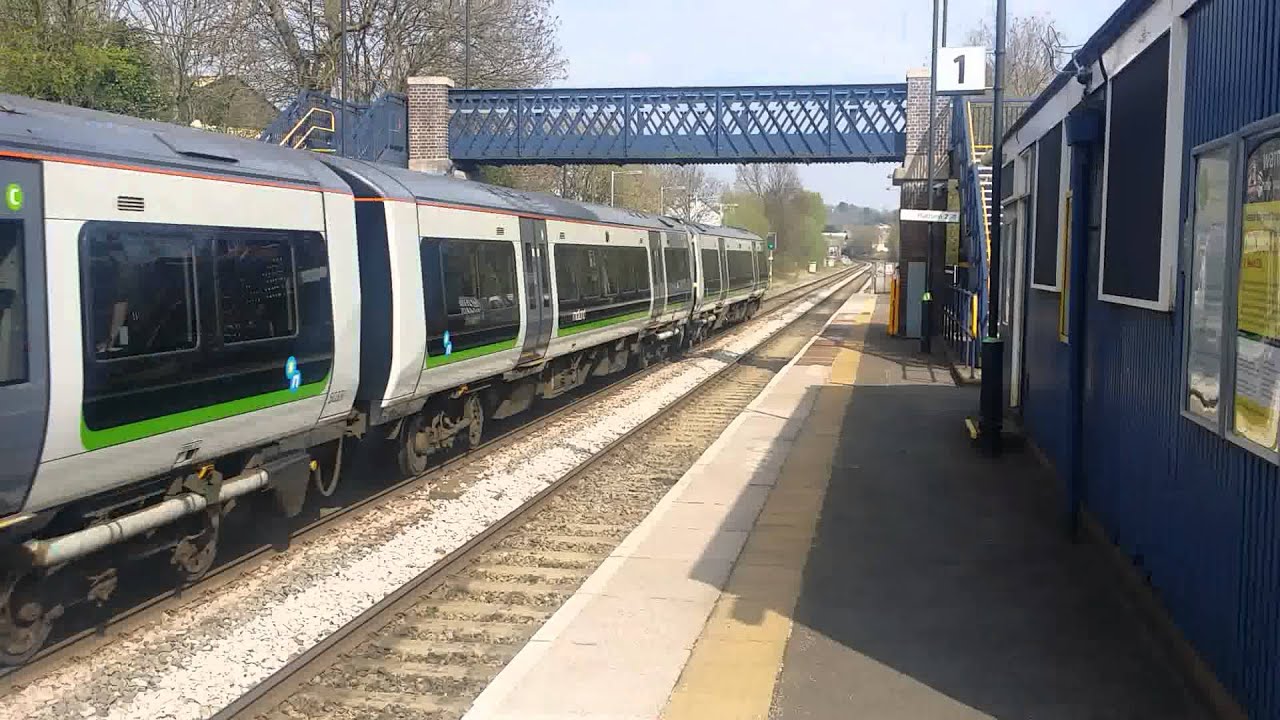 Train passing lye station - YouTube
