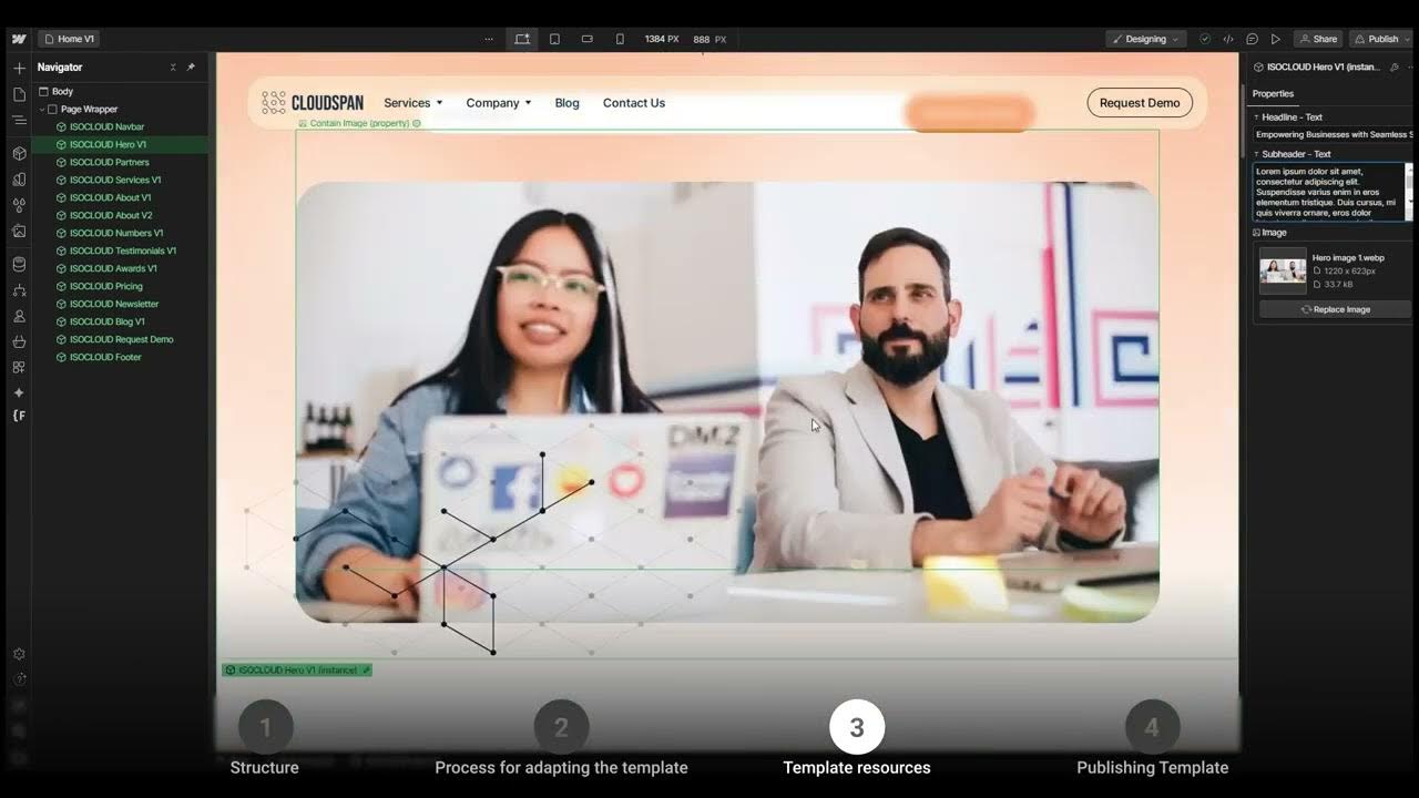 TheSprkl Webflow Tutorial. How to customize Webflow template - YouTube