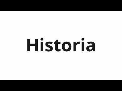 Historia nasıl telaffuz edilir