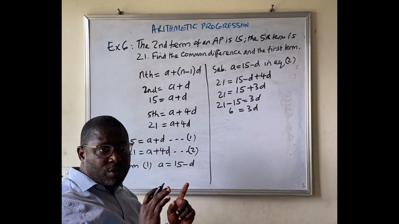 Arithmetic Progression Example 6 - YouTube