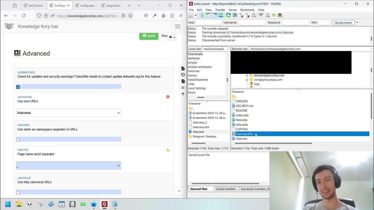 Have your own personal wiki course (Part 11) - DokuWiki configuration part 3 of 3 - YouTube