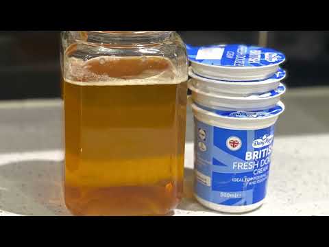 How to make ghee from double cream/ homemade ghee recipe/ homemade butter and ghee