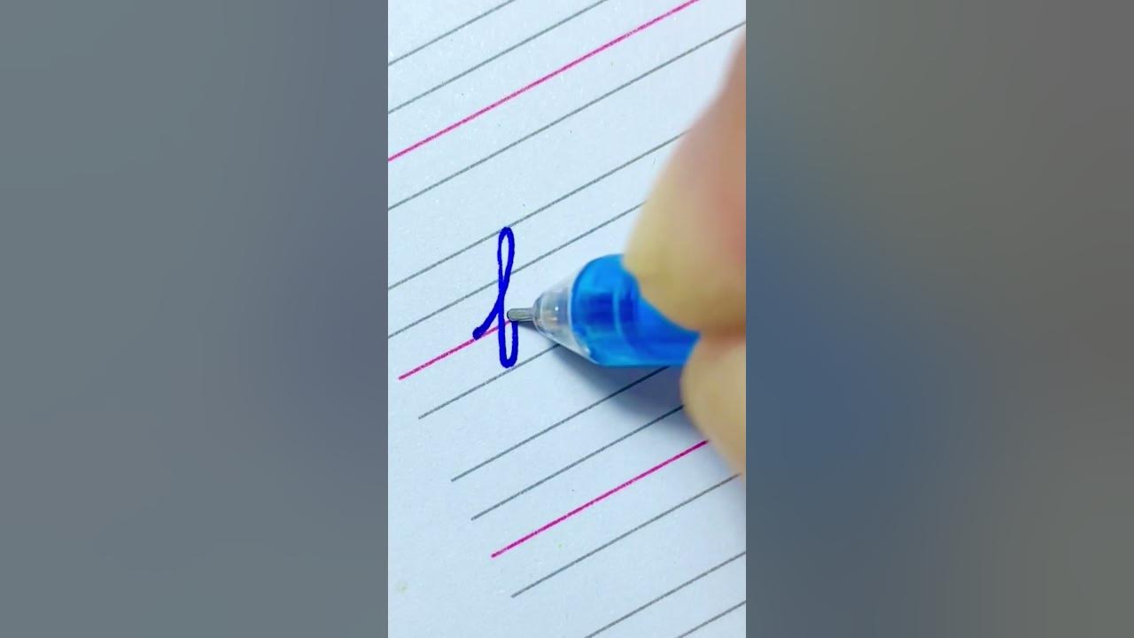 fire - Learn to write English cursive writing | Daily usable word ...