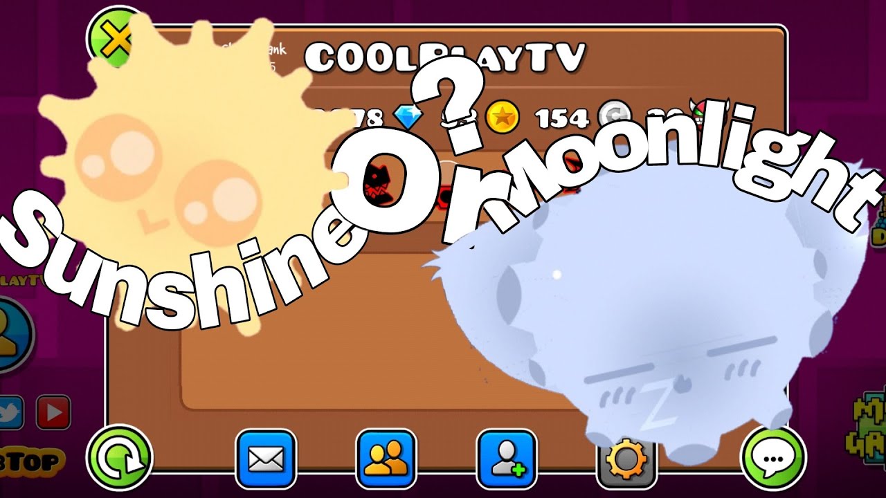 Sunshine or Moonlight? | Geometry dash - YouTube