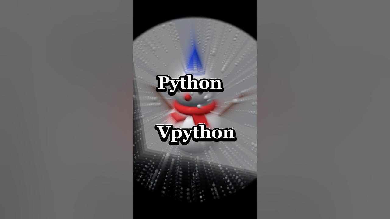 【Vpython】雪だるま作ろー #python #vpython #プログラミング - YouTube