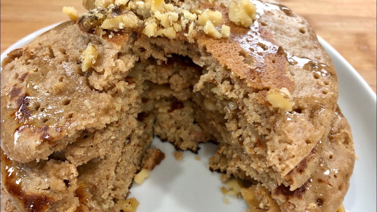 Hot Cakes De Avena Y Nuez Saludables - YouTube