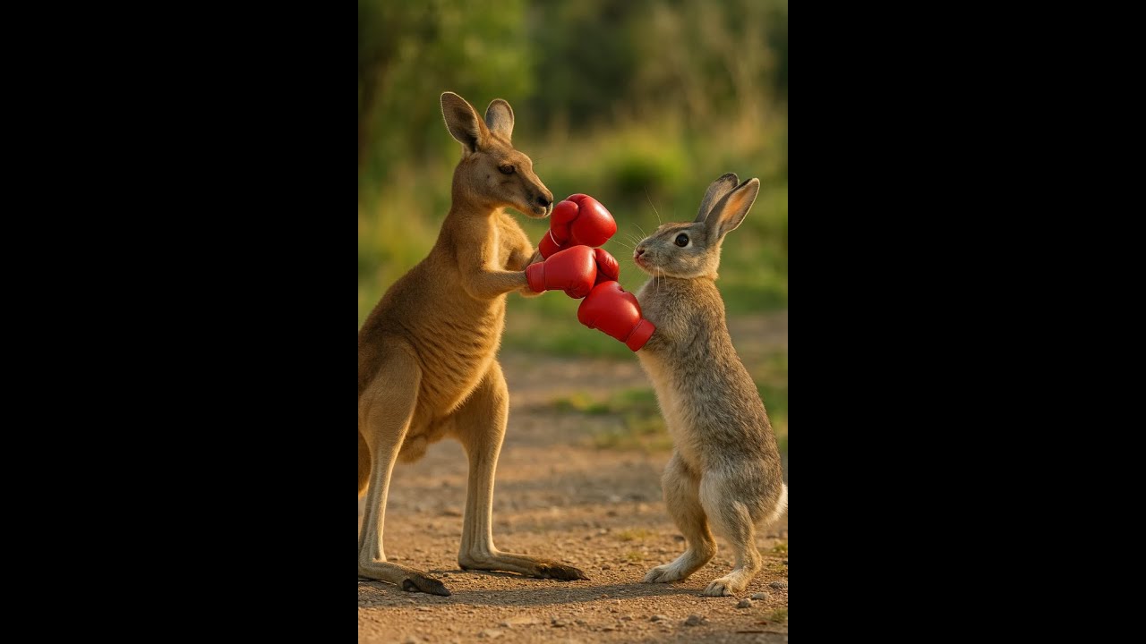 Punch by Punch – Rabbit vs Kangaroo with song -Hope in the Morning ...