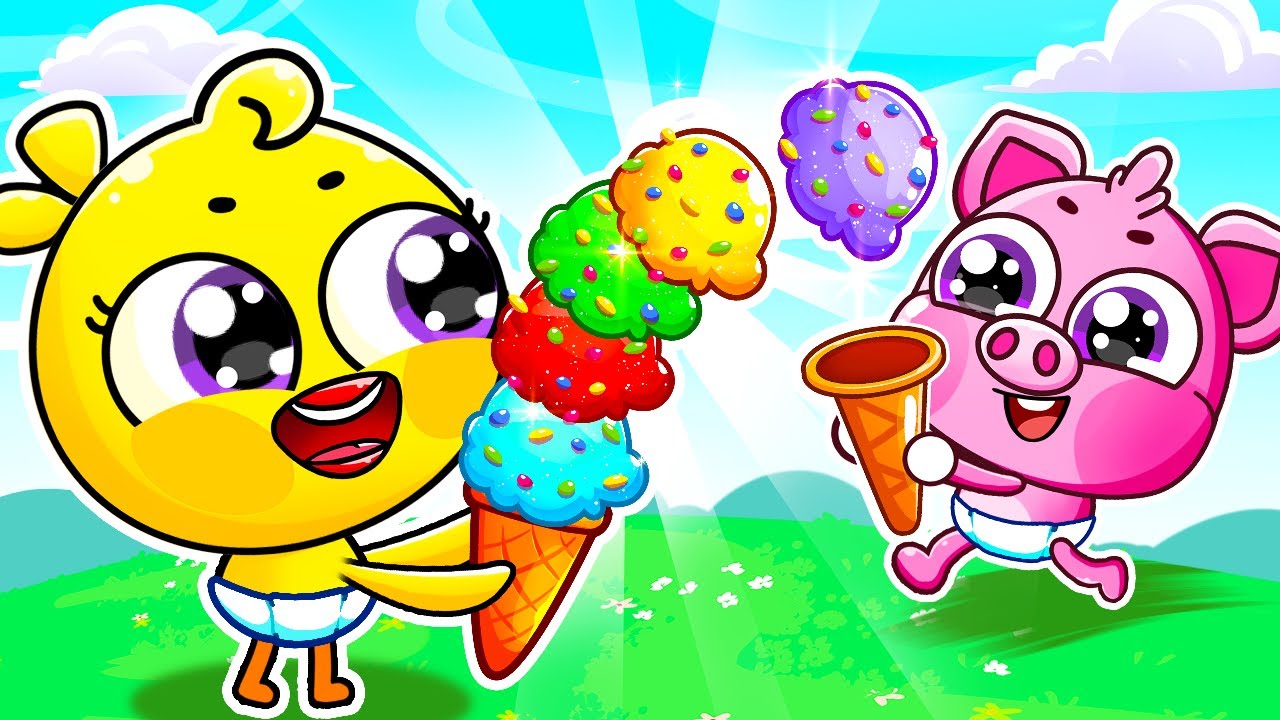 Sharing is Caring Song | Baby Wants Ice Cream Scooping | Good Manners ...