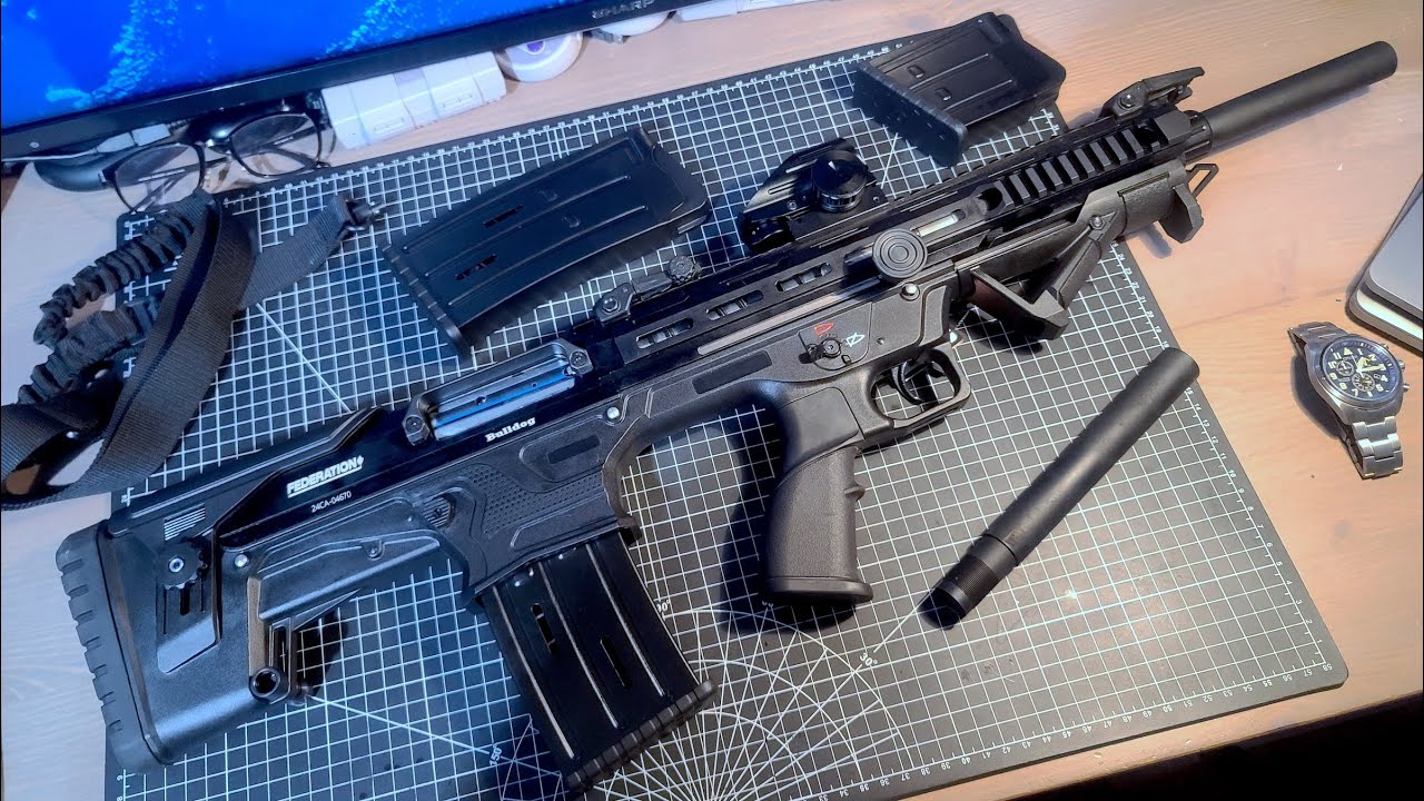 Federation Firearms Bulldog semi-auto bullpup shotgun unboxing - YouTube