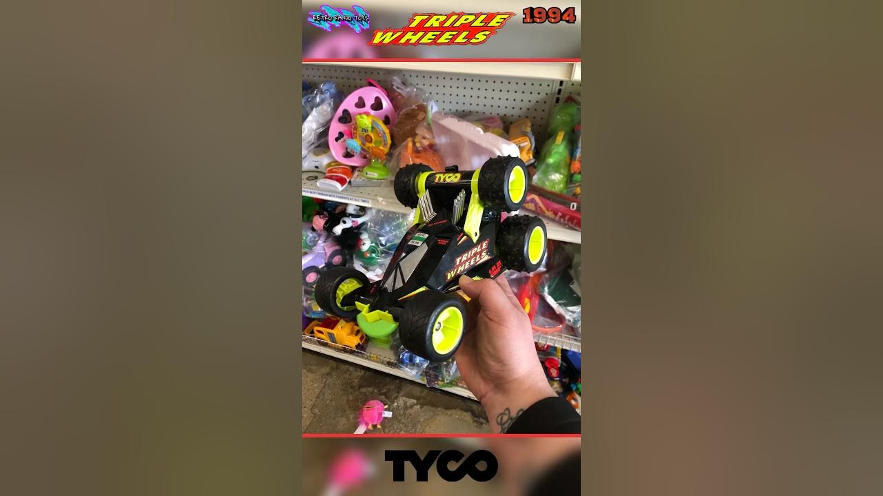 RC car Tyco Triple Wheels from 1994 I found at a Thrift Store. #tyco # ...