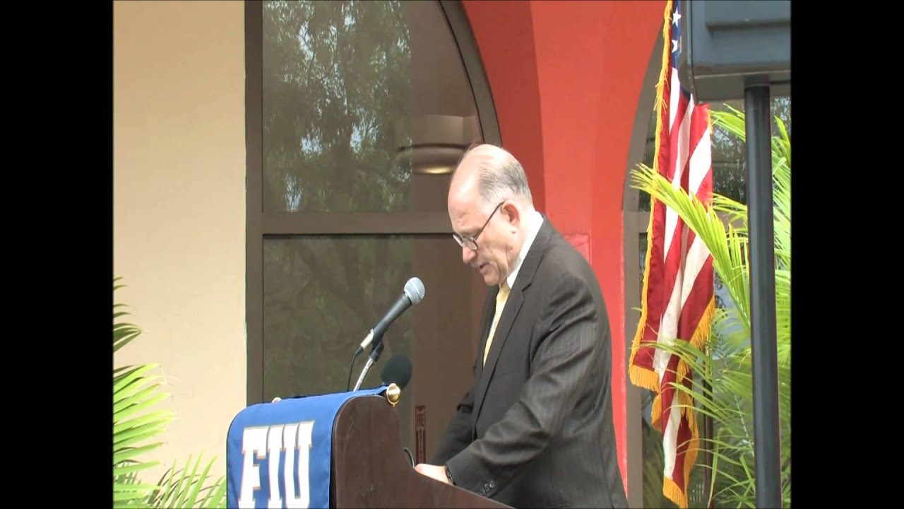 Glenn Hubert Library Naming Ceremony - YouTube
